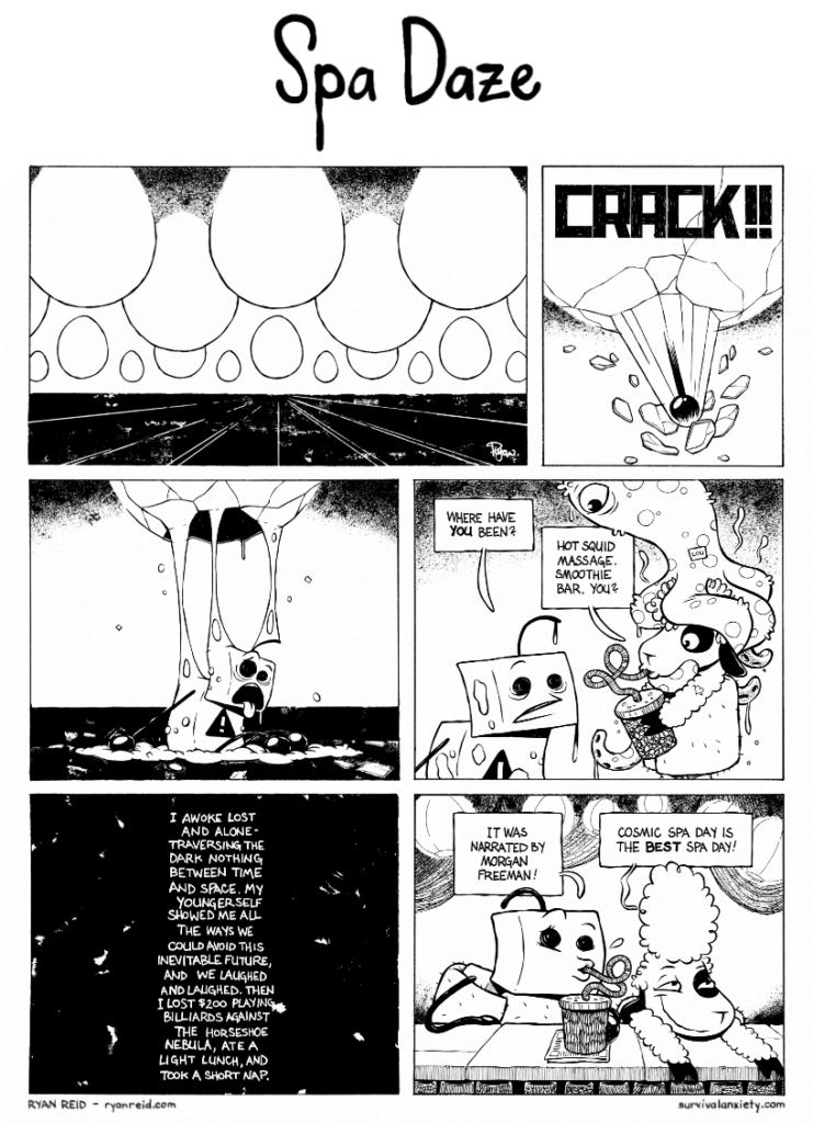 Spa Daze – Ryan Reid Illustration + Design